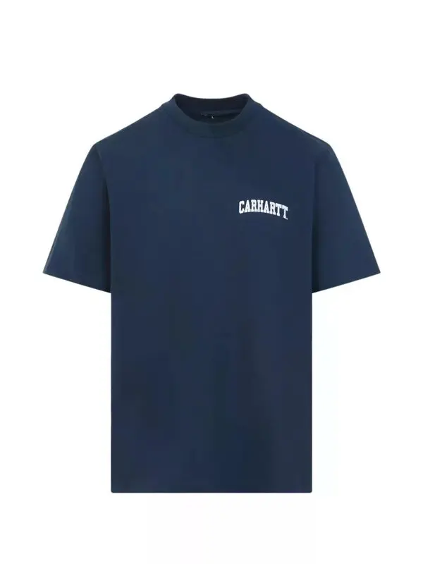 Carhartt Work In Progress River Logo T-shirt - Blue