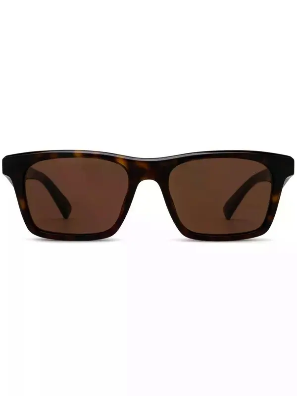 Alexander McQueen Square-frame Sunglasses - Brown