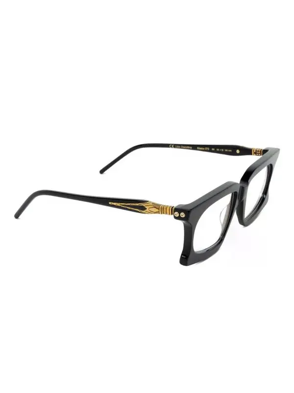 KUBORAUM D73 Geometric Glasses - Black
