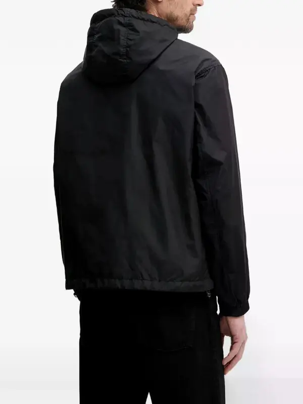 Armani Exchange Logo-patch Hooded Jacket