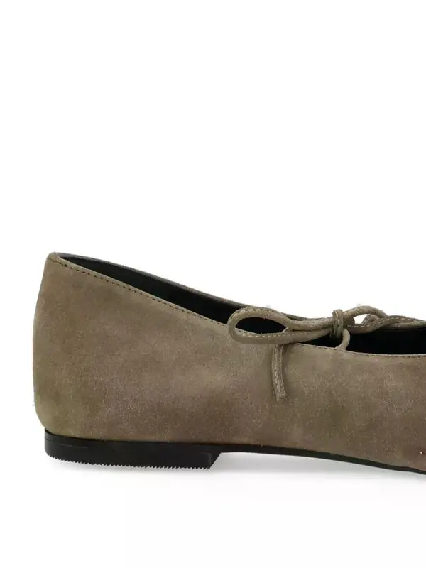 ALOHAS Sway Tie-detail Ballerina Flats - Neutrals
