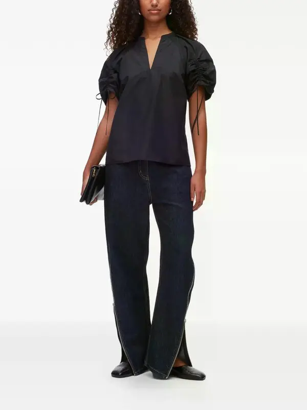 3.1 Phillip Lim V-neck Top - Blue