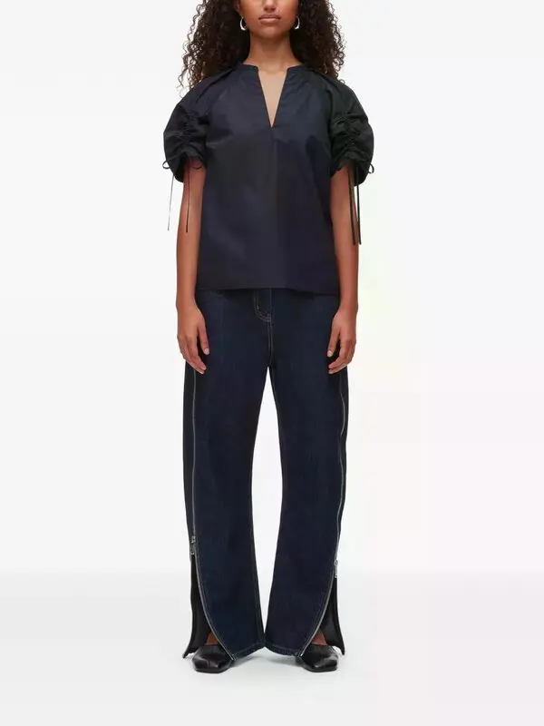 3.1 Phillip Lim V-neck Top - Blue