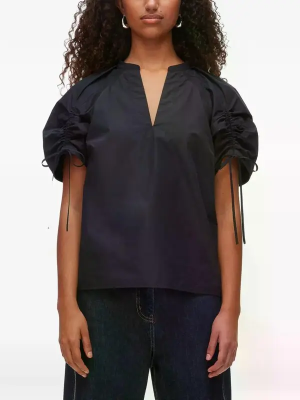 3.1 Phillip Lim V-neck Top - Blue