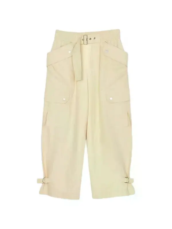 3.1 Phillip Lim Belted Pocket Trousers - Neutrals