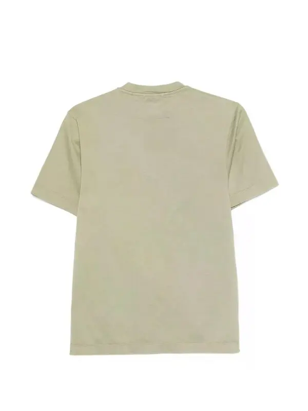 C.P. COMPANY Mercerized Jersey Short Sleeve T-shirt - Neutrals