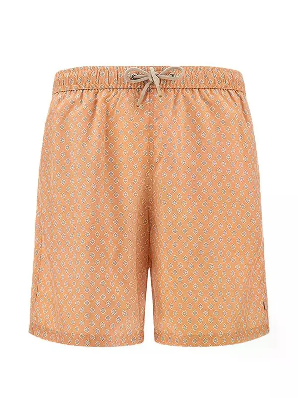 Paul & Shark Floral Print Swim Shorts - Orange