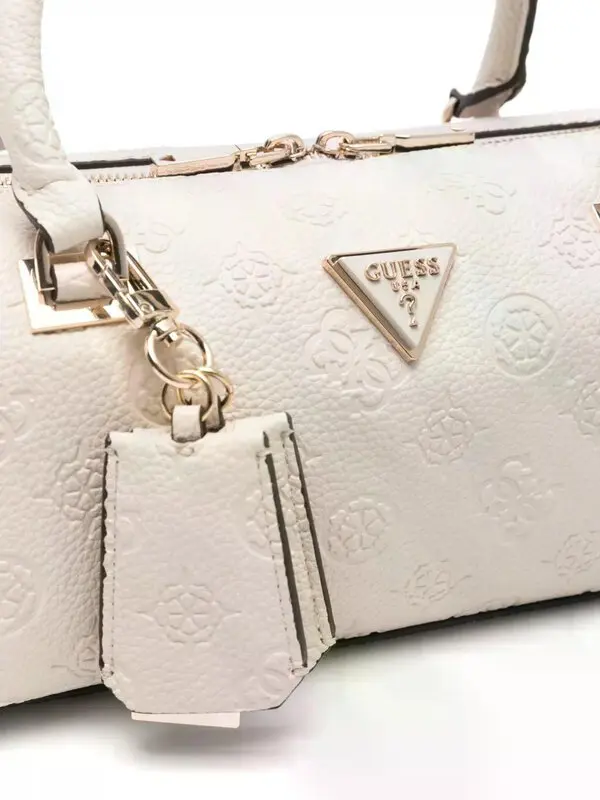 Guess Embossed Logo Tote - Neutrals