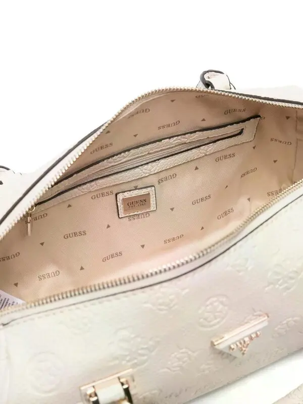 Guess Embossed Logo Tote - Neutrals