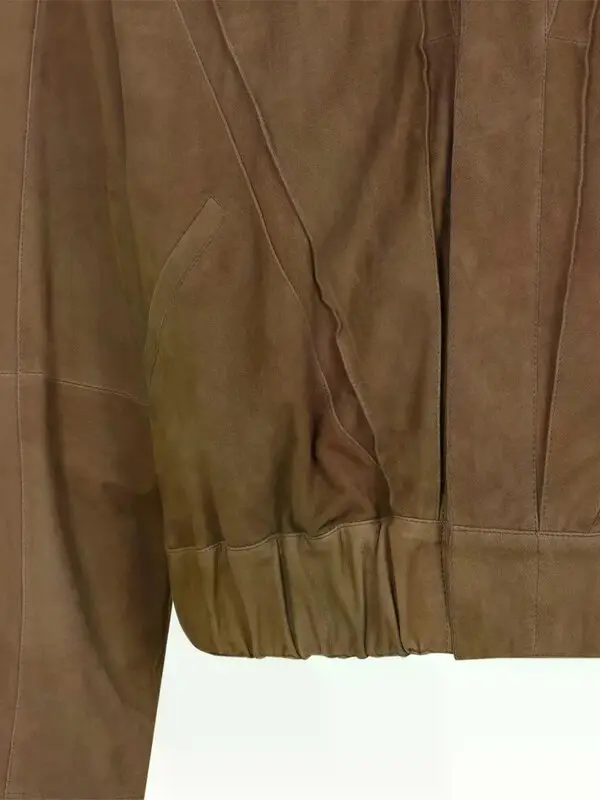 Giorgio Armani Leather Panelled Jacket