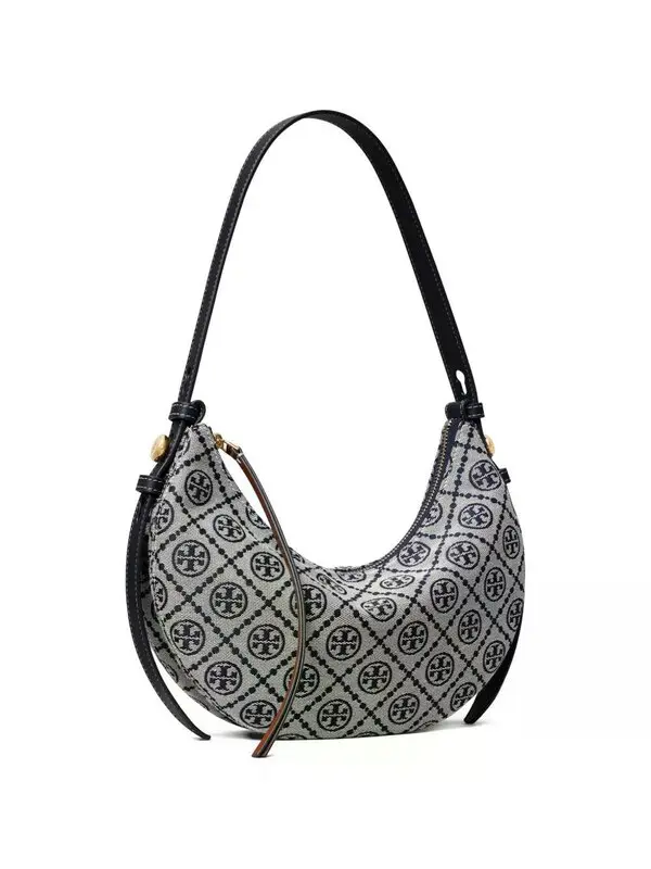Tory Burch Romy Half Moon Shoulder Bag - Grey
