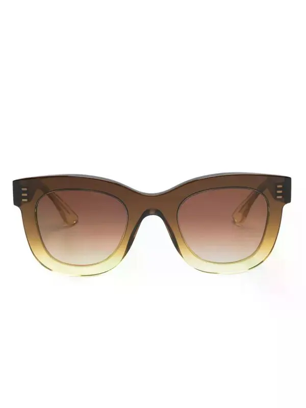 Thierry Lasry Gambly Rectangle-frame Sunglasses - Brown