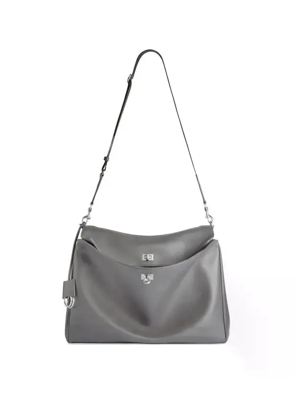Balenciaga Rodeo Turn-lock Closure Messenger Bag - Grey