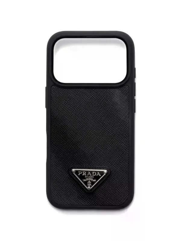 Prada Leather Phone Case - Black