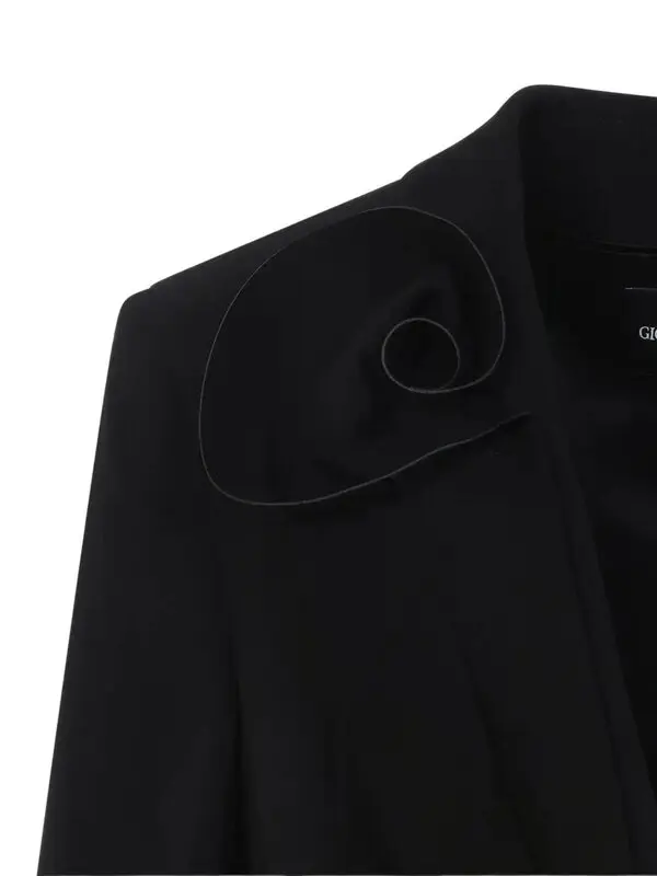 Giorgio Armani Flower Detail Double-breasted Blazer