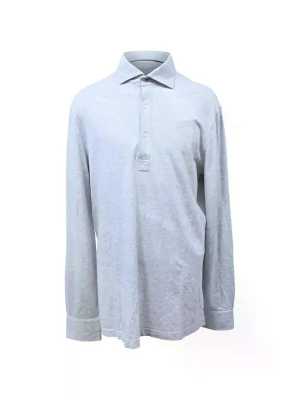 Brunello Cucinelli Long-sleeve Polo Shirt