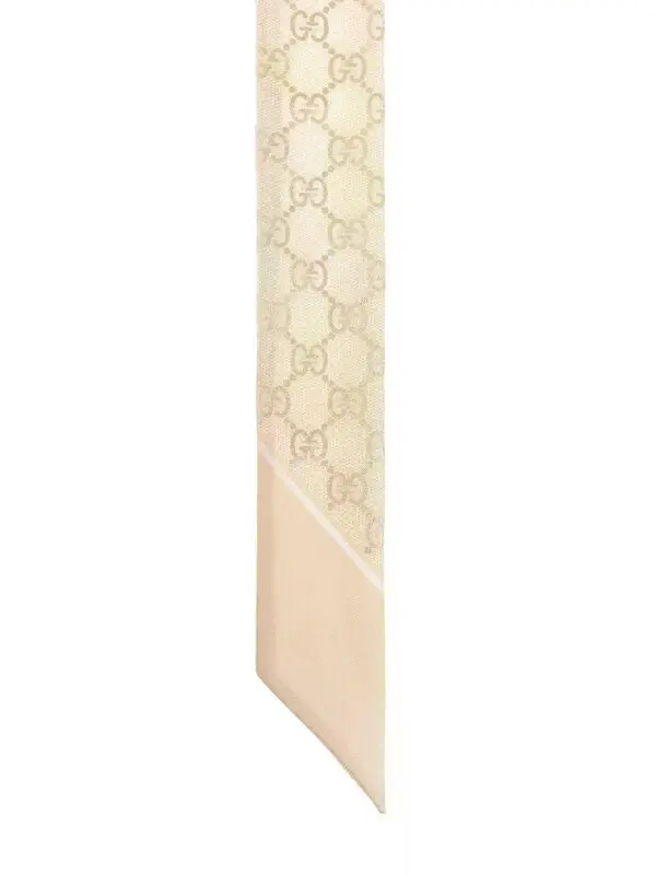 Gucci Gg Silk Neck Bow