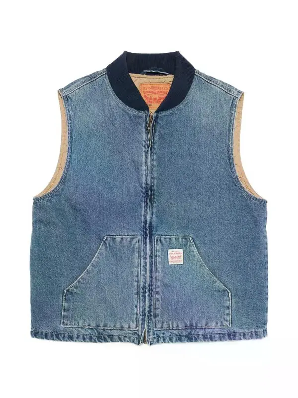 LEVI'S Zip-up Sleeveless Gilet