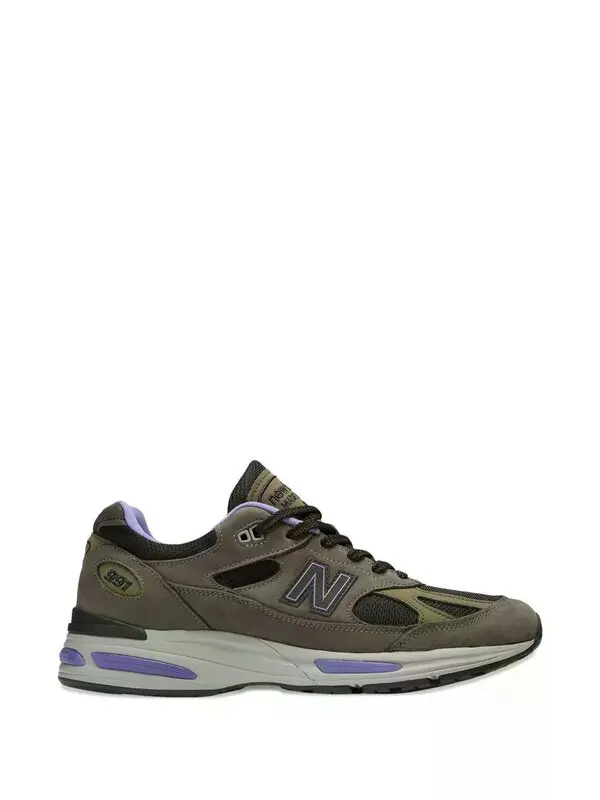 NEW BALANCE U991v2 Iconic Logo Sneakers - Grey