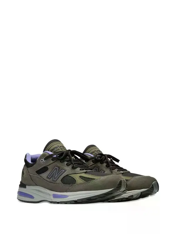NEW BALANCE U991v2 Iconic Logo Sneakers - Grey
