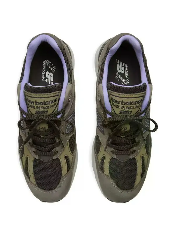 NEW BALANCE U991v2 Iconic Logo Sneakers - Grey