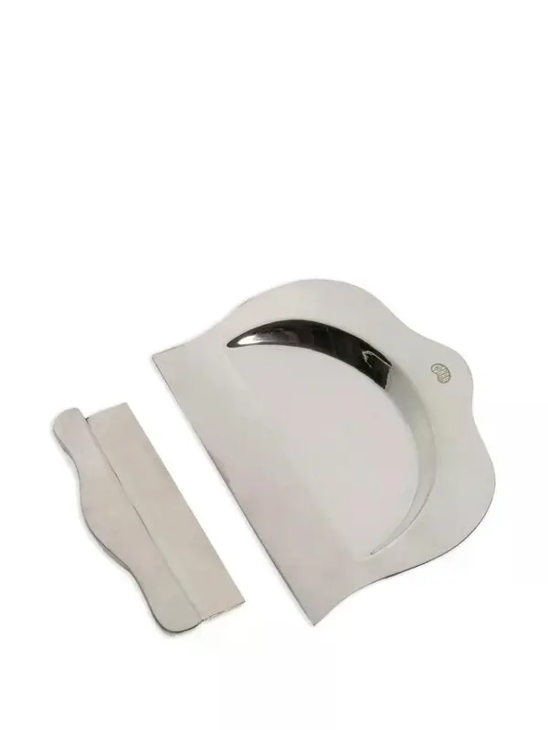 GOHAR WORLD Mini Engraved Crumb Catcher - Silver