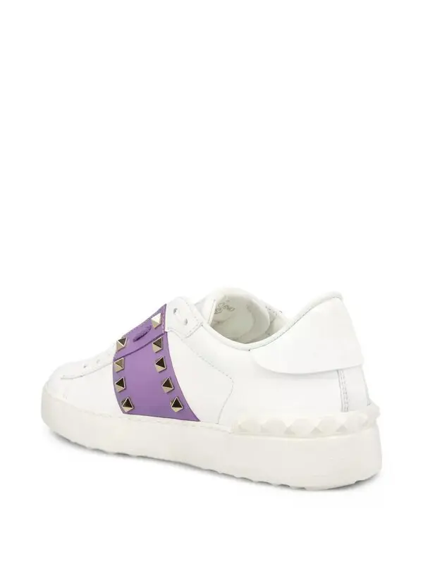 Valentino Garavani Rockstud Embellished Low-top Sneakers - White