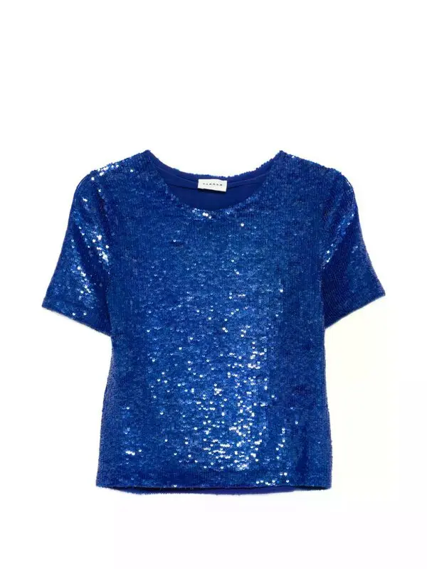 P.a.r.o.s.h Sequin Embellished Blouse - Blue