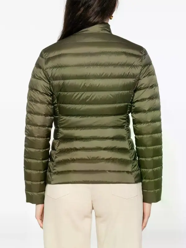 Moncler Igelle Logo-patch Puffer Jacket - Green