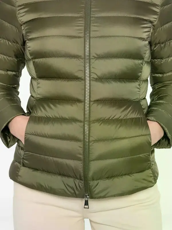 Moncler Igelle Logo-patch Puffer Jacket - Green