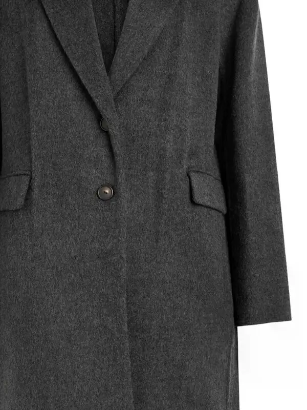 Vince Wool-blend Coat - Grey