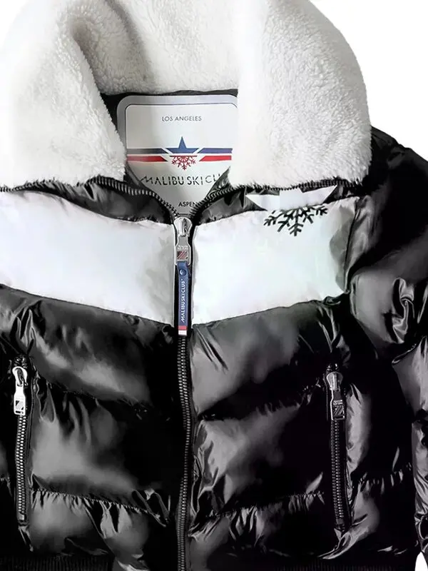 MALIBU Apres Slick Puffer Jacket - Black