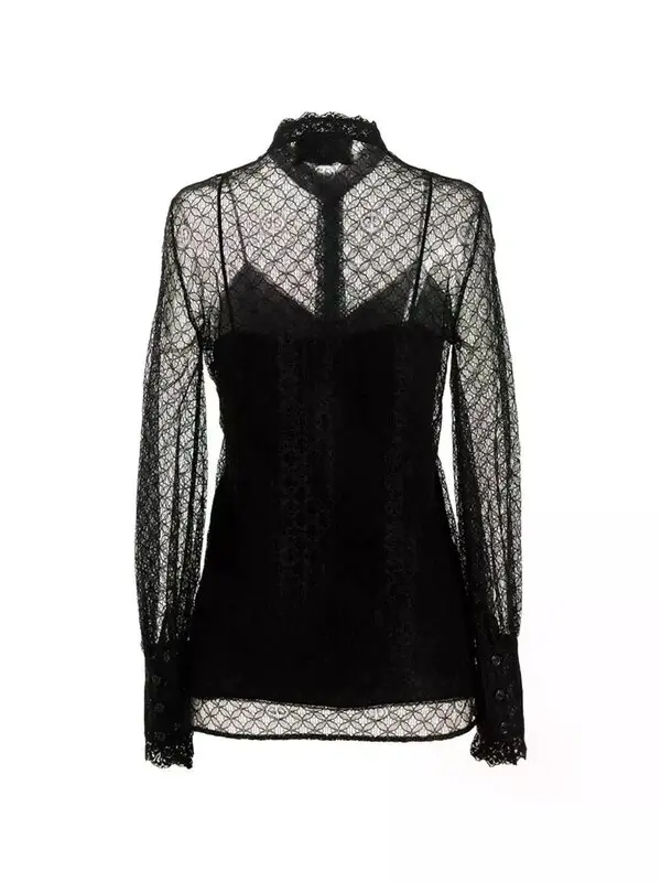 Gucci Geometric Lace Shirt