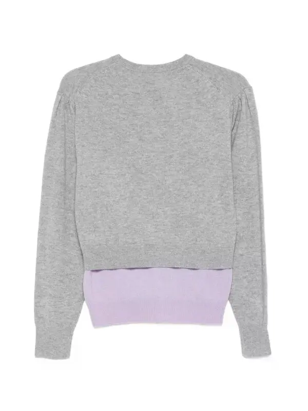 MERYLL ROGGE Buttoned Layered Cardigan