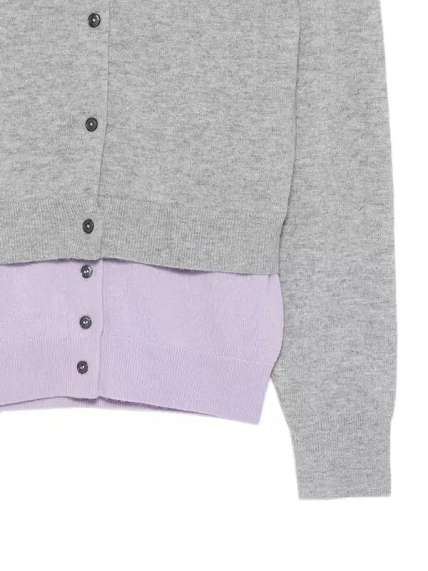 MERYLL ROGGE Buttoned Layered Cardigan