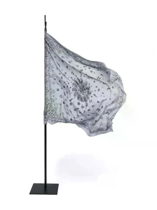 Zadig&Voltaire Paisley Scarf - Grey