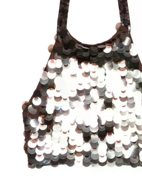 P.a.r.o.s.h Sequin-embellished Top - Brown