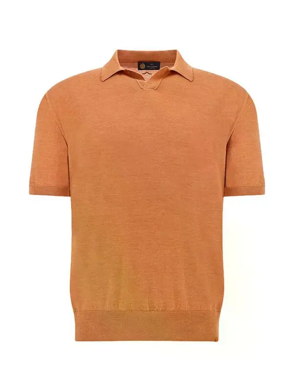 Paul & Shark Open-collar T-shirt - Orange