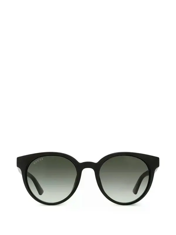 Gucci Oval-frame Sunglasses - Black