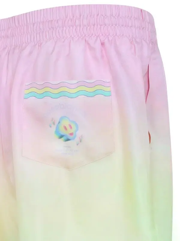 Casablanca Ombre Silk Shorts - Pink