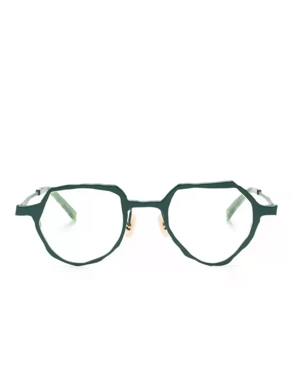 MASAHIRO MARUYAMA Geometric-frame Eyeglasses - Green