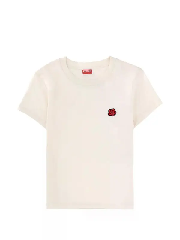 Kenzo Floral-embroidered T-shirt