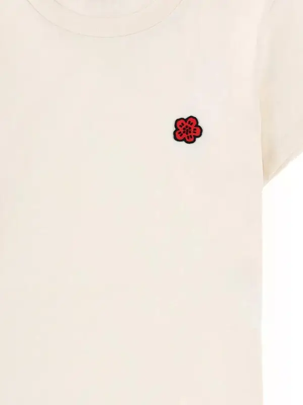 Kenzo Floral-embroidered T-shirt