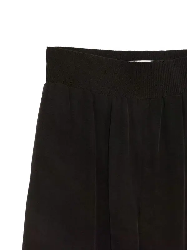 JOSEPH Nour Twill Satin Trousers - Brown