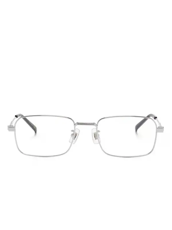 Dunhill Rectangle Frame Eyeglasses - Silver