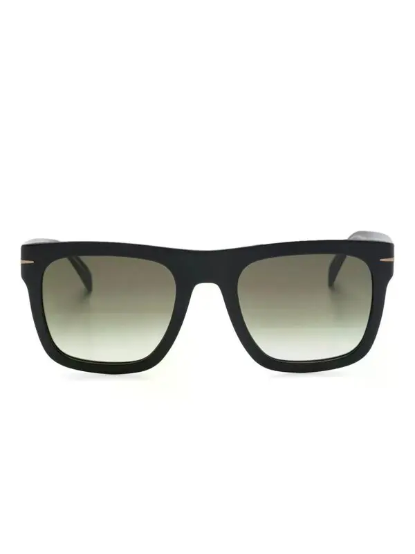 DB EYEWEAR BY DAVID BECKHAM Flat-top Sunglasses - Black