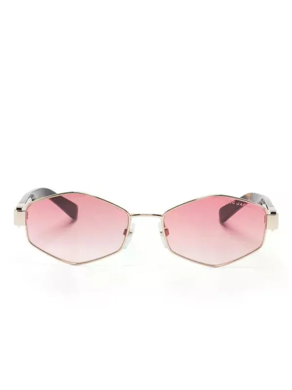 Marc Jacobs Geometric Sunglasses - Gold