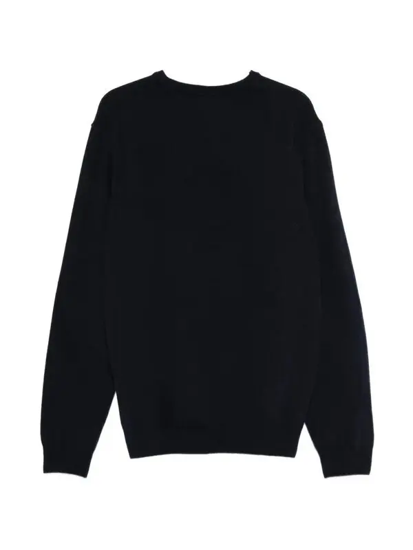 Gant Logo-detail Crew-neck Jumper - Blue