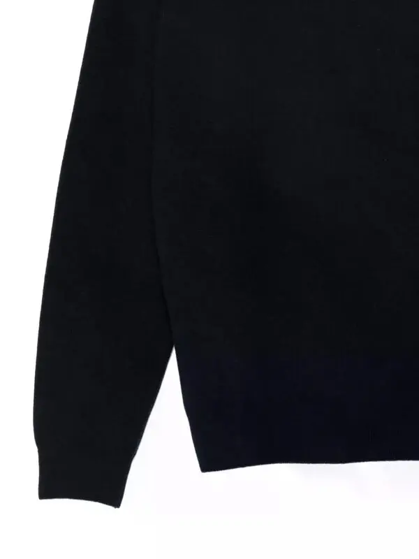 Gant Logo-detail Crew-neck Jumper - Blue