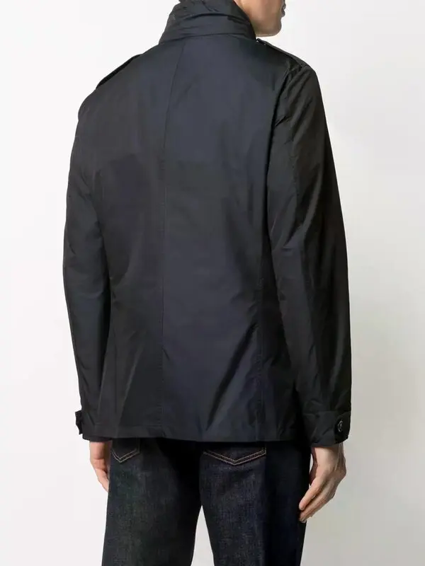 MOORER Shell Windbreaker - Blue